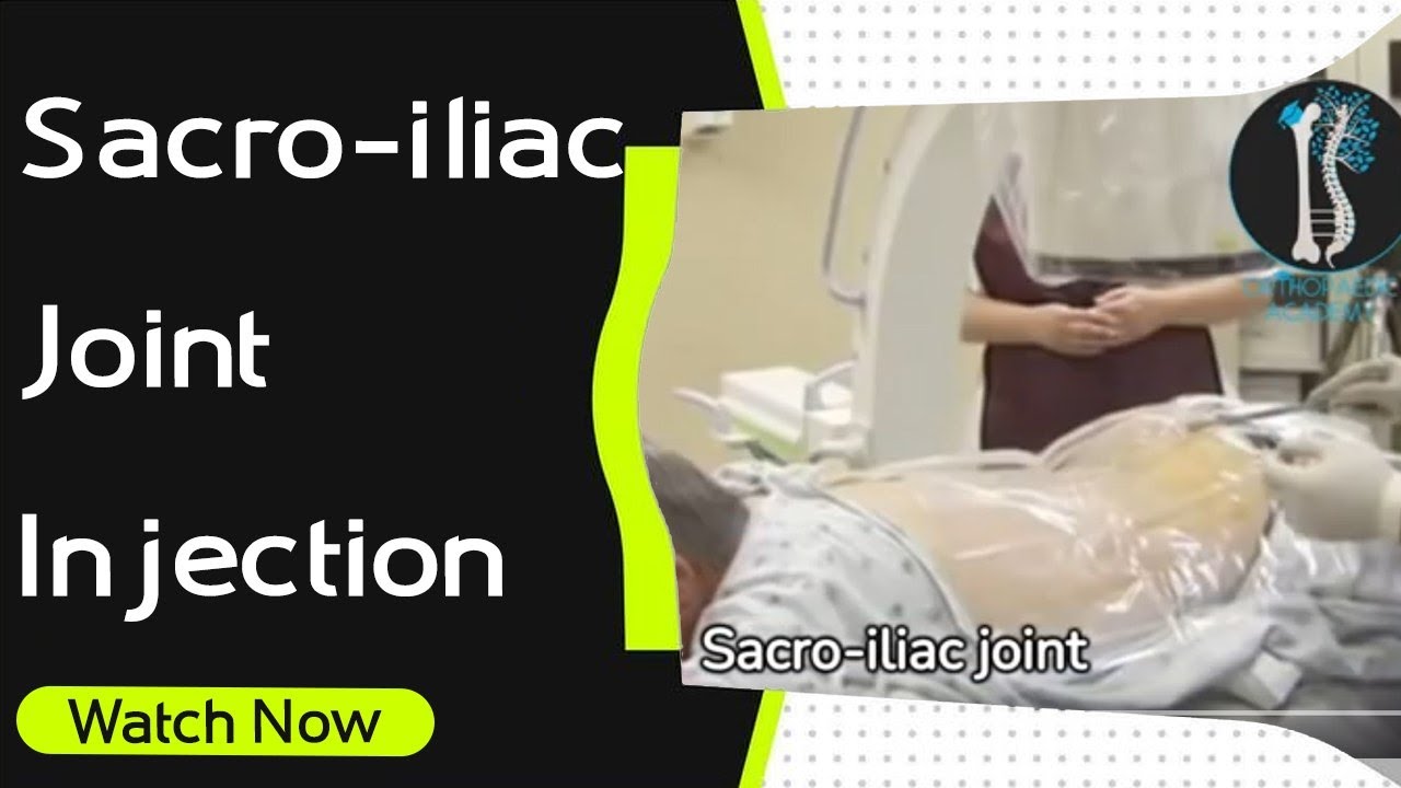 Sacro-iliac Joint Injection - YouTube