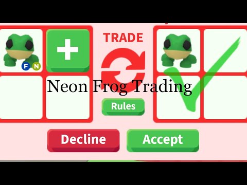 What People Will Offer For Neon Frog In ROBLOX Adopt Me - YouTube