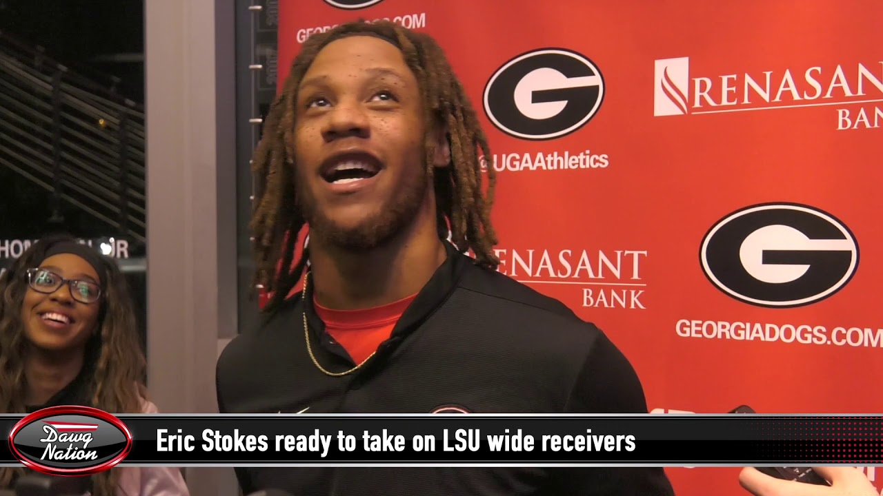 Georgia DB Eric Stokes ready to take on LSU's talented receivers - YouTube