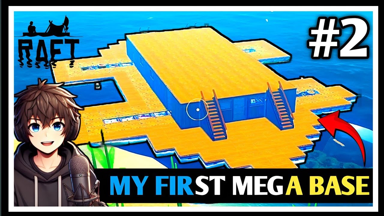 I Build My First Mega Base in Raft - Raft Survival Gameplay #2 - YouTube