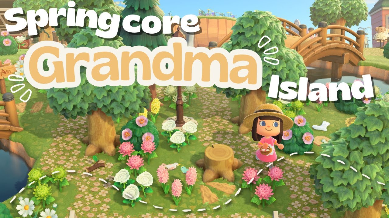 Early Morning Springcore Grandmacore Island 🌼 ACNH Island Tour - YouTube