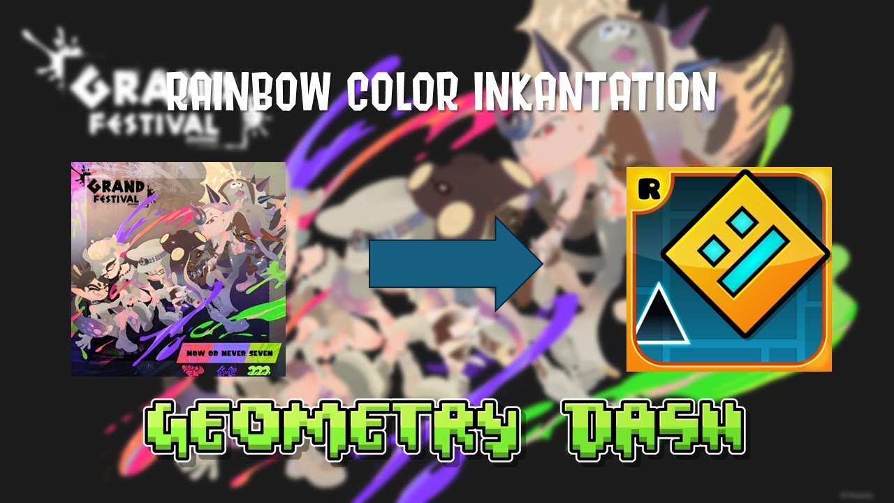 Geometry Dash - Rainbow Color Inkantation - YouTube