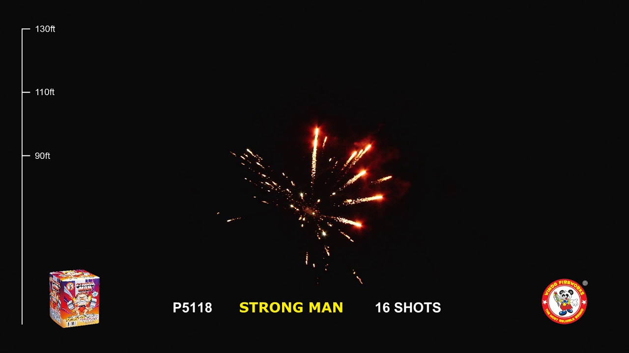 P5118 STRONG MAN 16'S WINDA FIREWORKS - YouTube