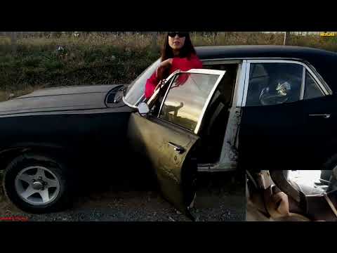 55) Pedal pumping Merlina revving flames Chevy