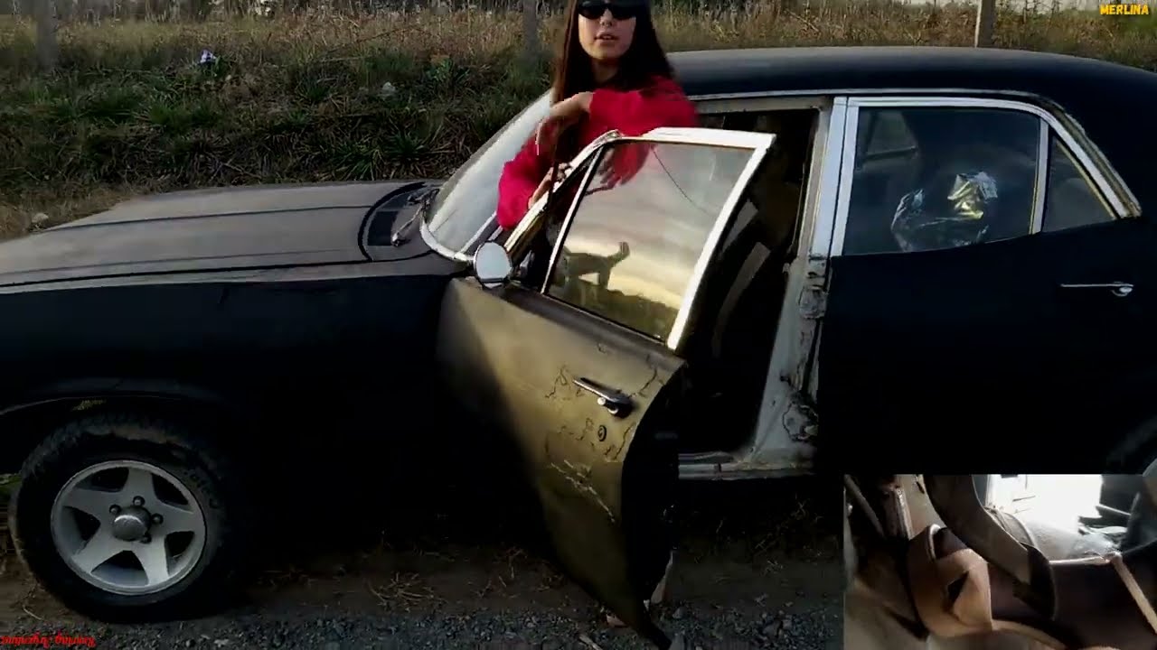 55) Pedal pumping Merlina revving flames Chevy - YouTube