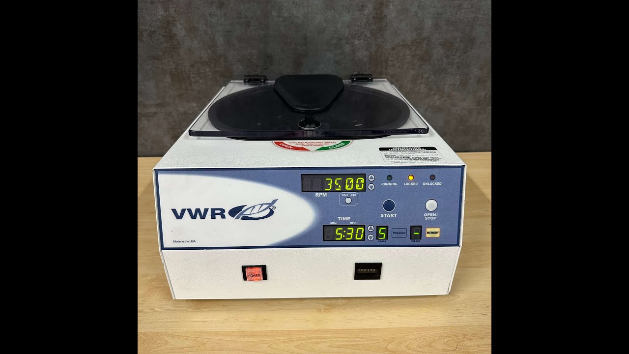 Drucker 755VES VWR Centrifuge || Angelus Medical 2023 - YouTube