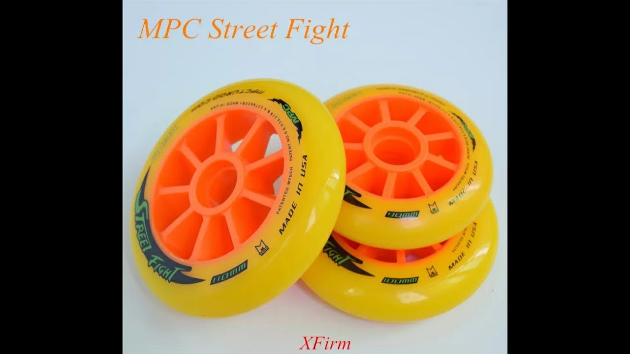 90mm MPC X-Firm Street Fight wheels on RB Urban Cruiser Skates - YouTube