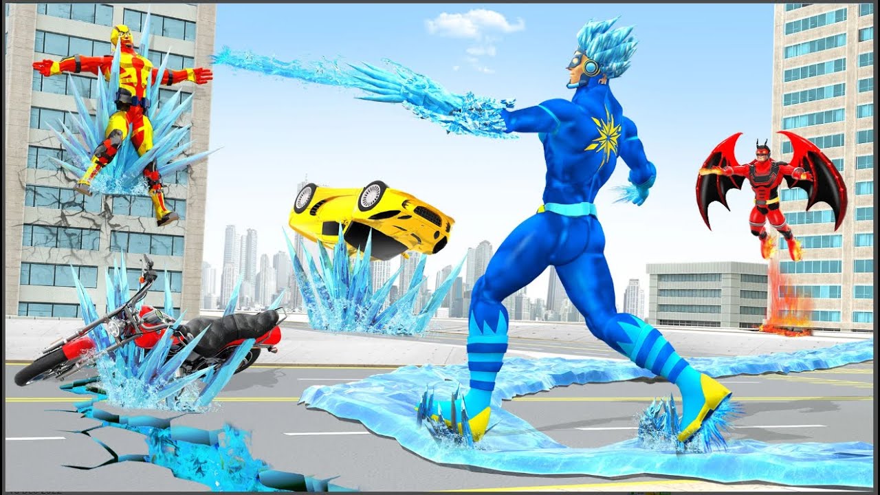 Grand Ice Hero Superhero Game - YouTube