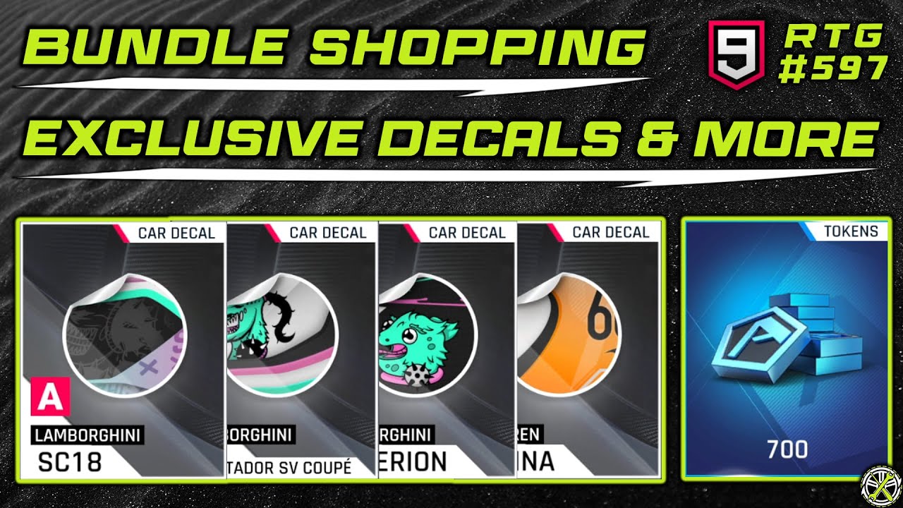 Asphalt 9 | Buying all the Exclusive Decals + other Bundles | RTG #597 ...