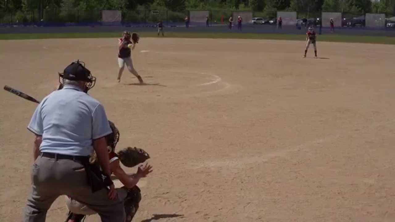 12u Fastpitch Softball Pitcher Hit With Line Drive At The Wildcat Pride