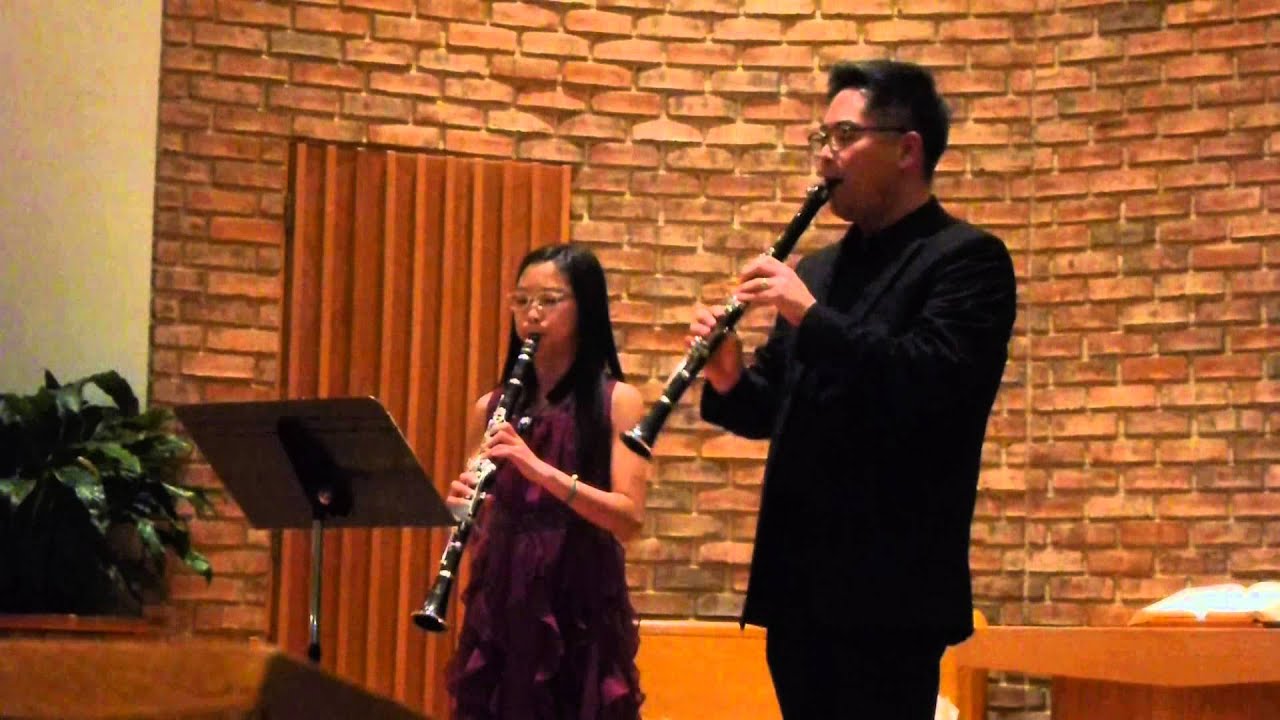 Sarah Clarinet Recital 2-24-2013 Beauty and the Beast - YouTube