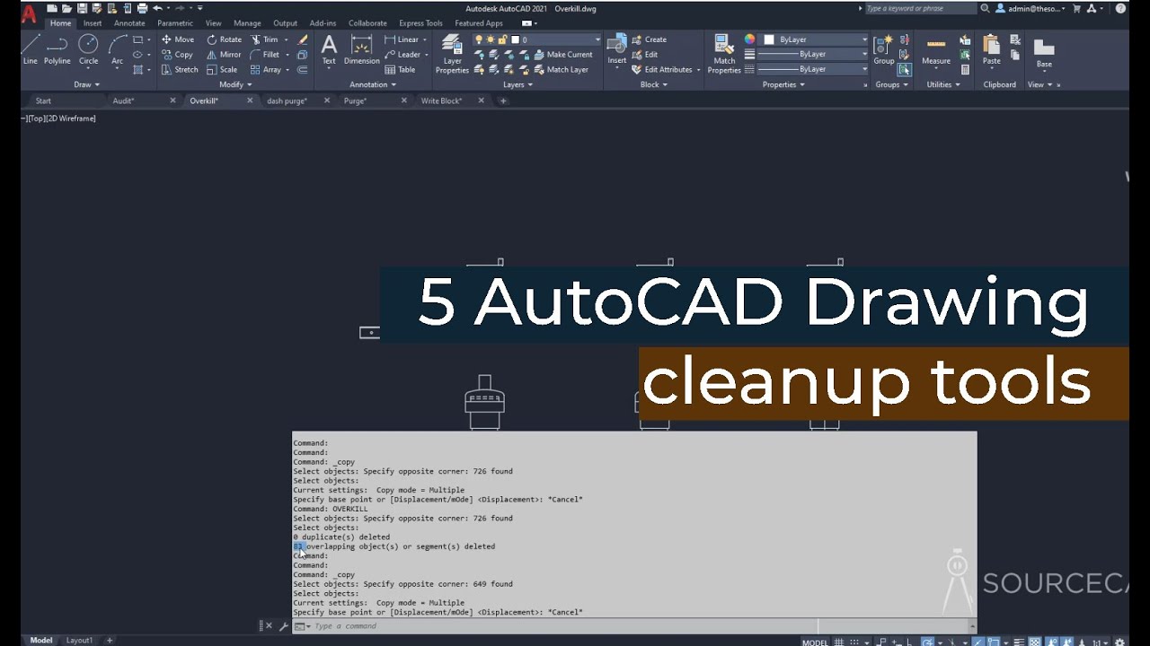 Five AutoCAD Drawing Cleanup Tools YouTube five-autocad-drawing-cleanup-tools-youtube