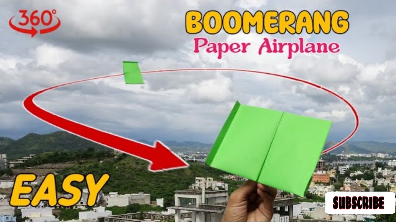 HOW TO MAKE A REVERSE PLANE IT REALLY COMES BACK - YouTube