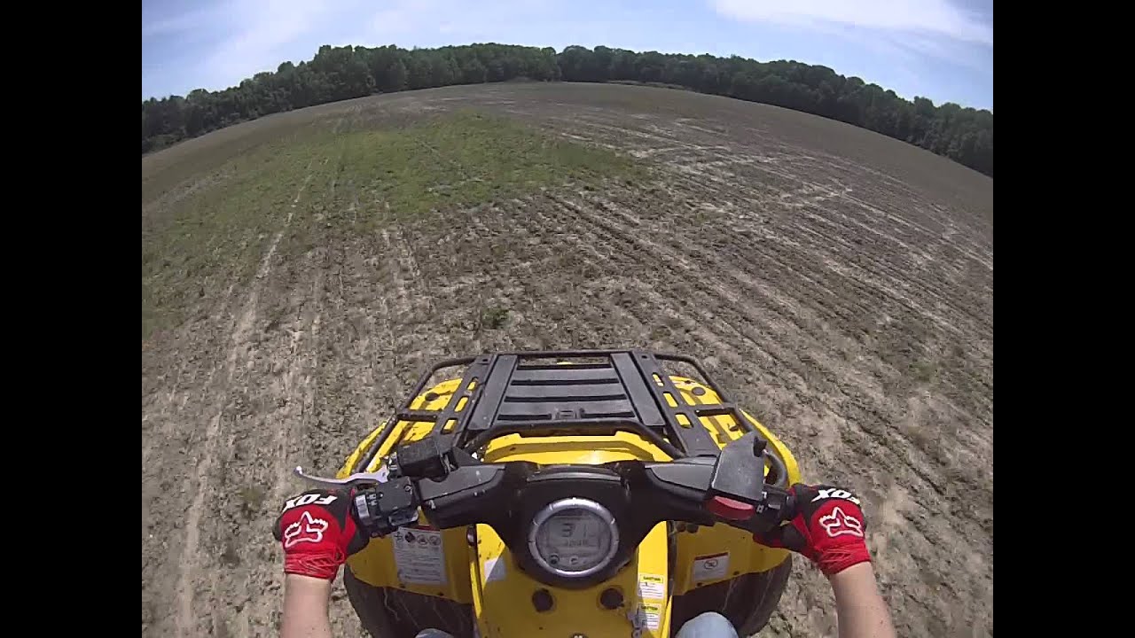 gopro can am 400 mud ride - YouTube