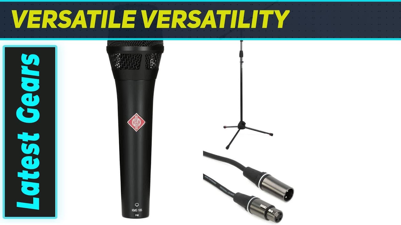 Neumann KMS 105: The Ultimate Live Vocal Condenser Microphone Package ...