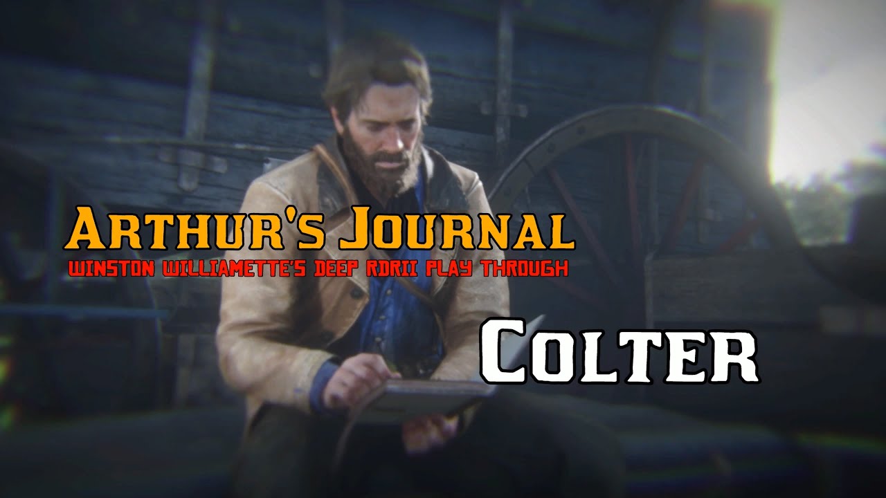 Arthur's Journal: Colter [RDRII] - YouTube
