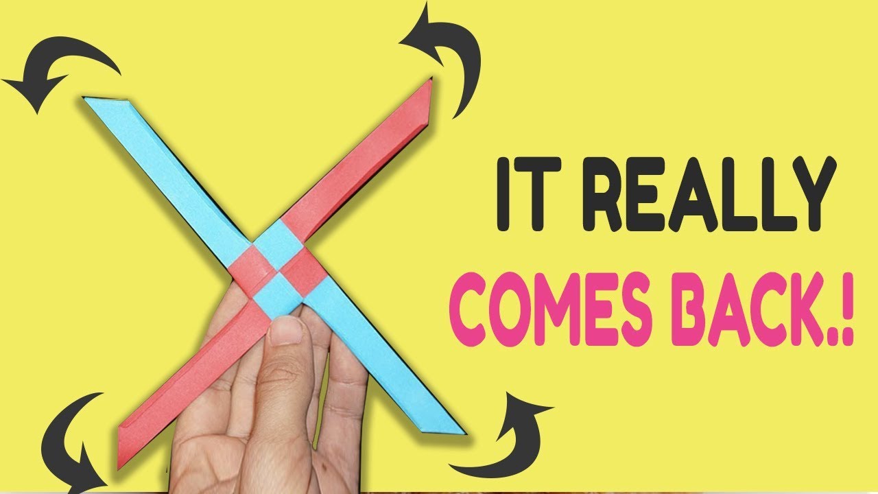 How To Make Boomerang With Paper Amazing Toys For Kids Paper how-to-make-boomerang-with-paper-amazing-toys-for-kids-paper