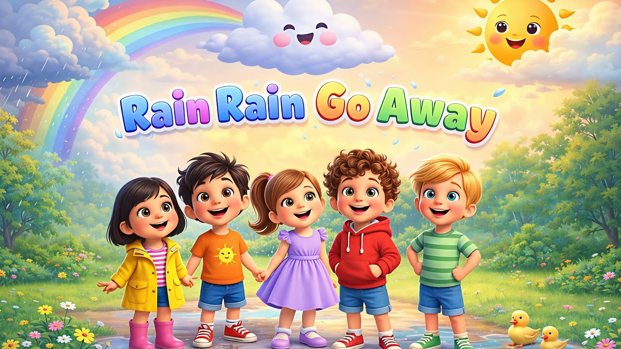 Rain Rain Go Away | Kids Song | Jingle Talkies Nursery Rhymes & Kids ...