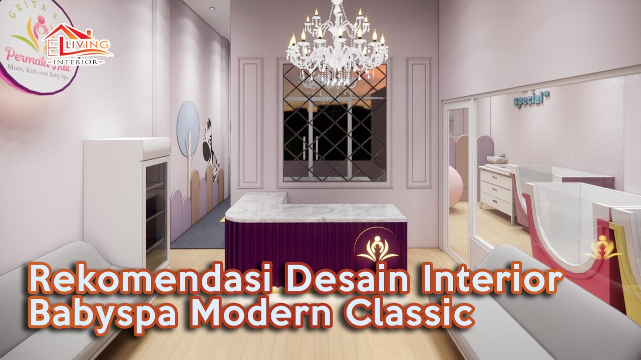 Desain Interior Baby Shop Clasic | Baby spa - YouTube