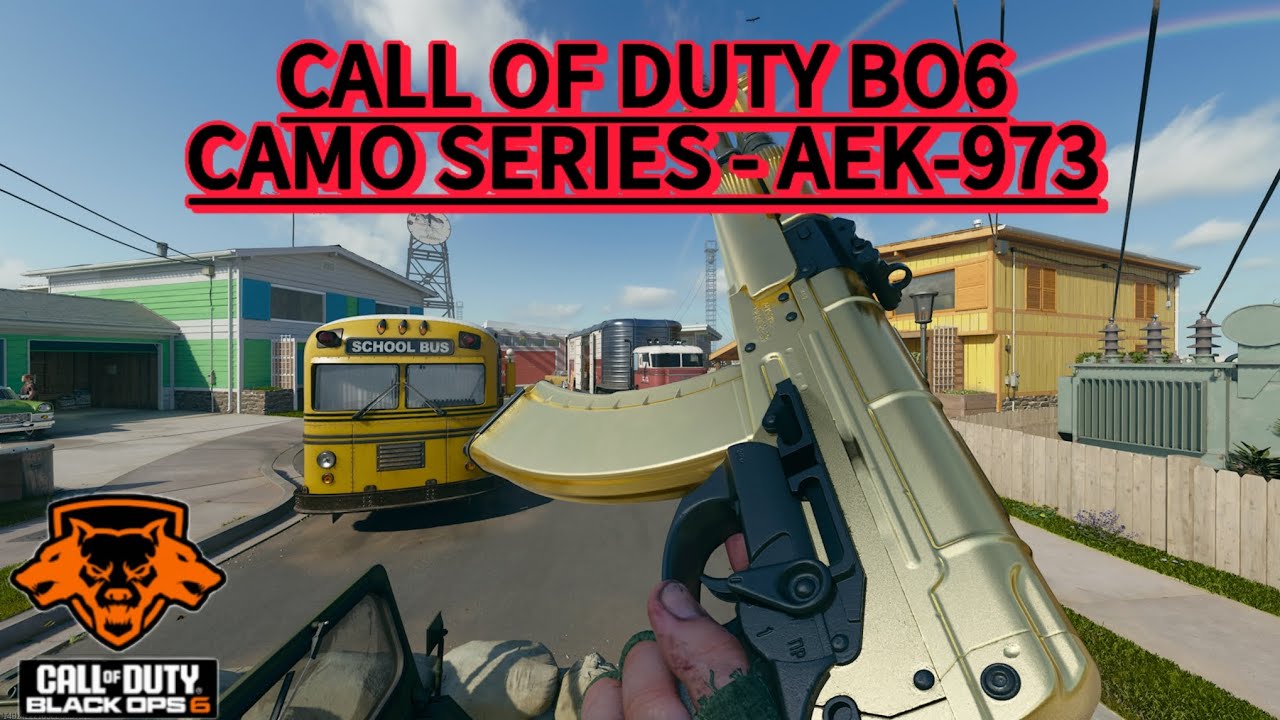 Call Of Duty BO6 camo series EP-29 - AEK-973 - YouTube