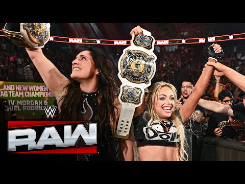 Liv Morgan & Raquel Rodriguez reclaim the WWE Women’s Tag Team Title: Raw, April 21, 2025