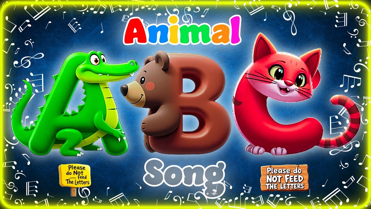 Learn uppercase and lowercase letters of the alphabet song, Animal ...