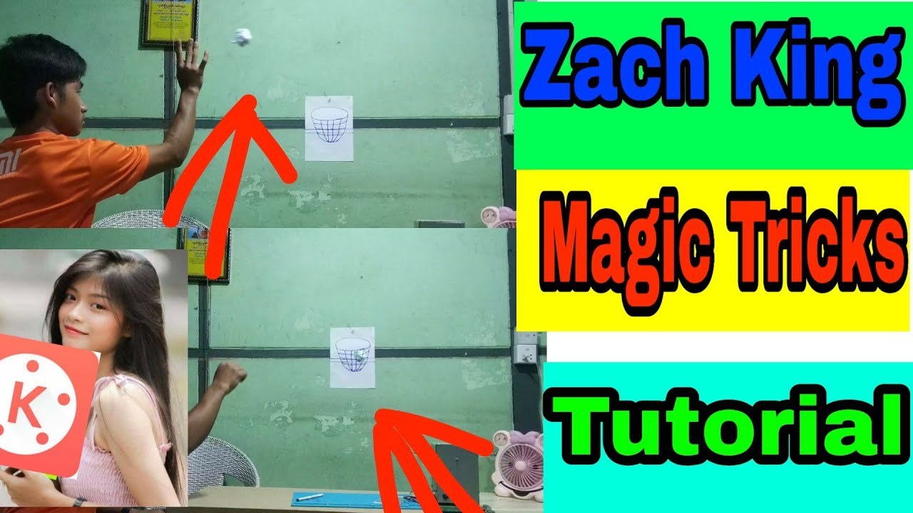 New Magic Tricks Tutorial Kinemaster amazing/Zack king Magic Tricks ...