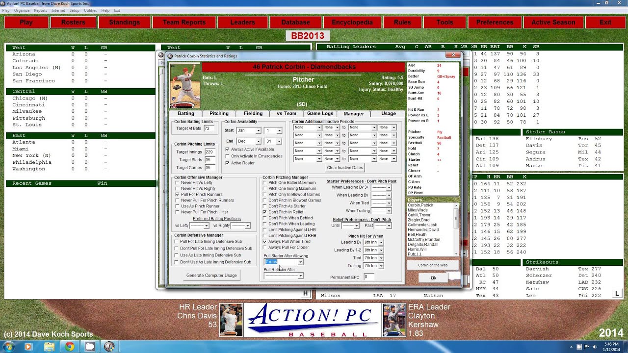 How to make Baseball Computer Manager & Man. File - YouTube