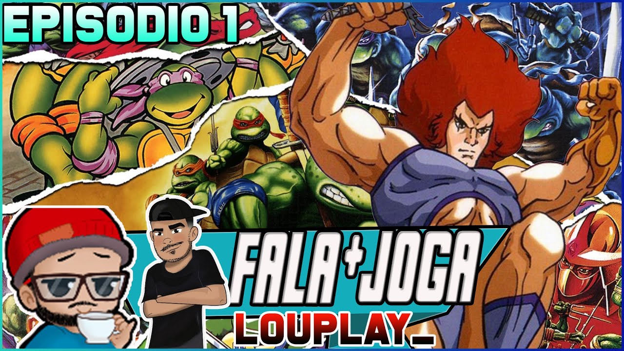 Fala + Joga com @louplay_ Turtles in Time- Desenhos de hoje estão ...