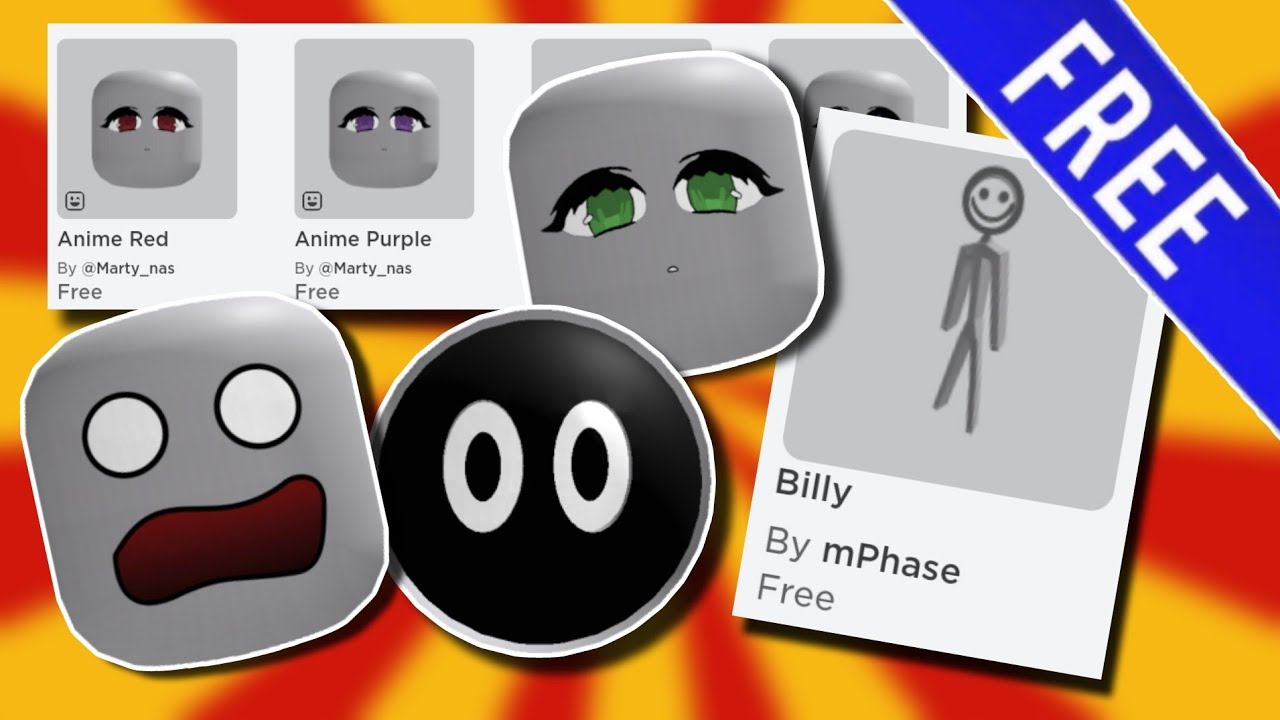Lấy Nhiều Vật Phẩm Dynamic Anime Heads & Bundle Billy MIỄN PHÍ | ROBLOX ...
