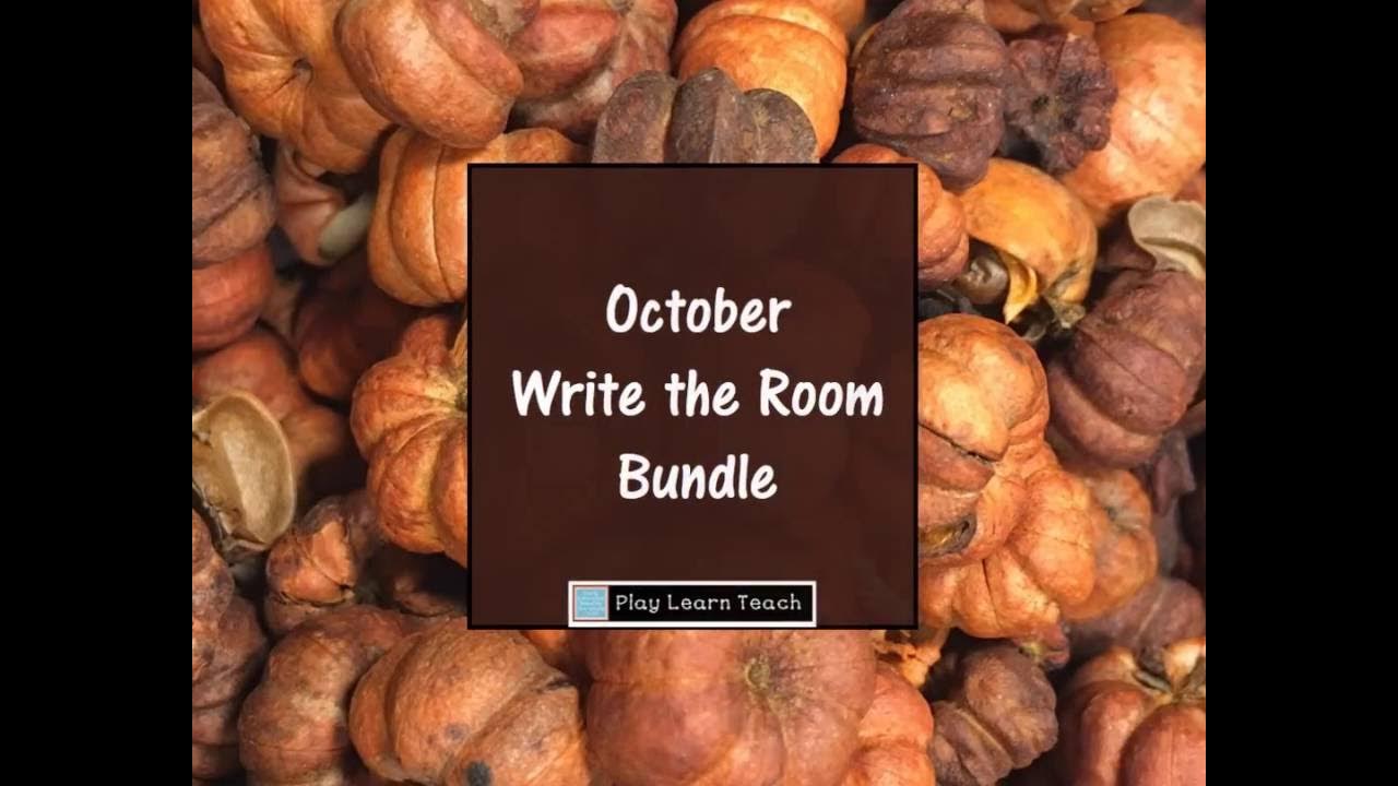 October Write the Room - YouTube