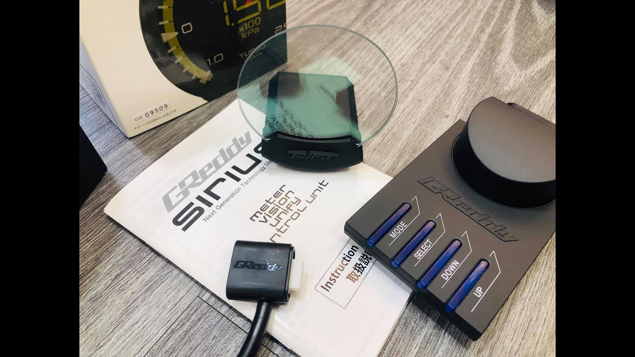 GReddy SIRIUS Vision NEW OBD2 for SUBARU Forester - YouTube