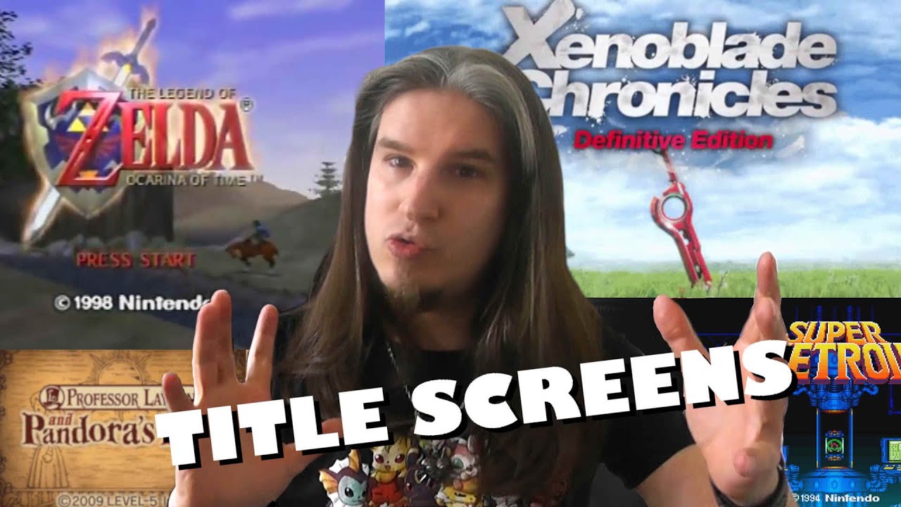 The ART of Video Game TITLE SCREENS - YouTube