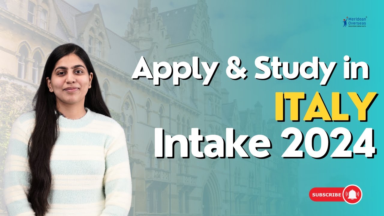Study in Italy Intake 2024 | Admissions Open - YouTube