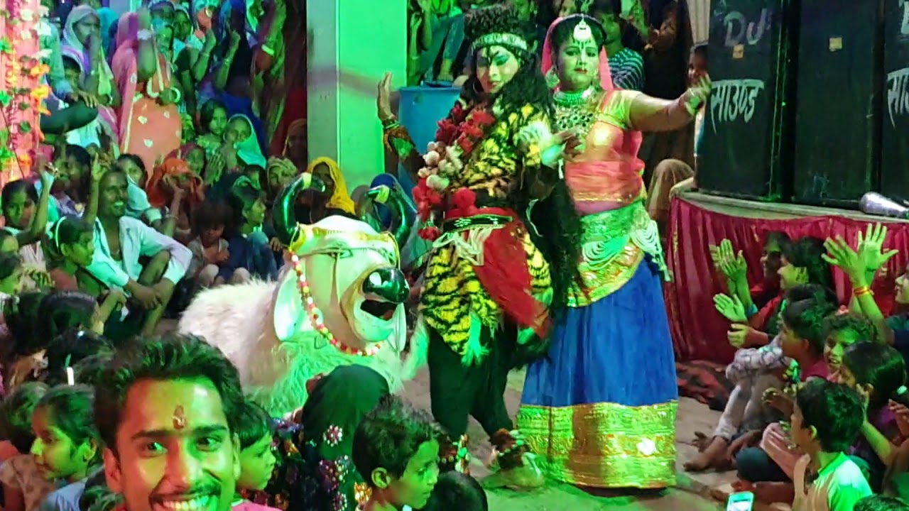 Nav Durga Puja Mahotsav matia Mahal Hindaun city - YouTube