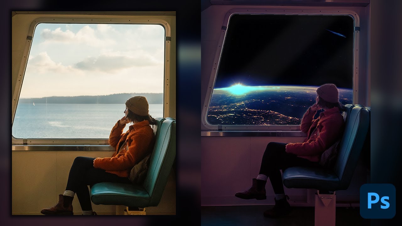 In Space Photo Manipulation & Tutorial - Adobe Photoshop | # ...