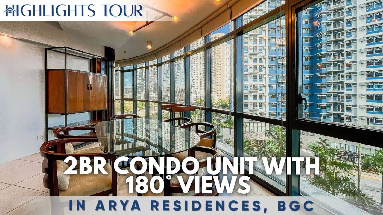 180° Views! 2BR Furnished Condominium Unit in Arya Residences BGC • Top ...