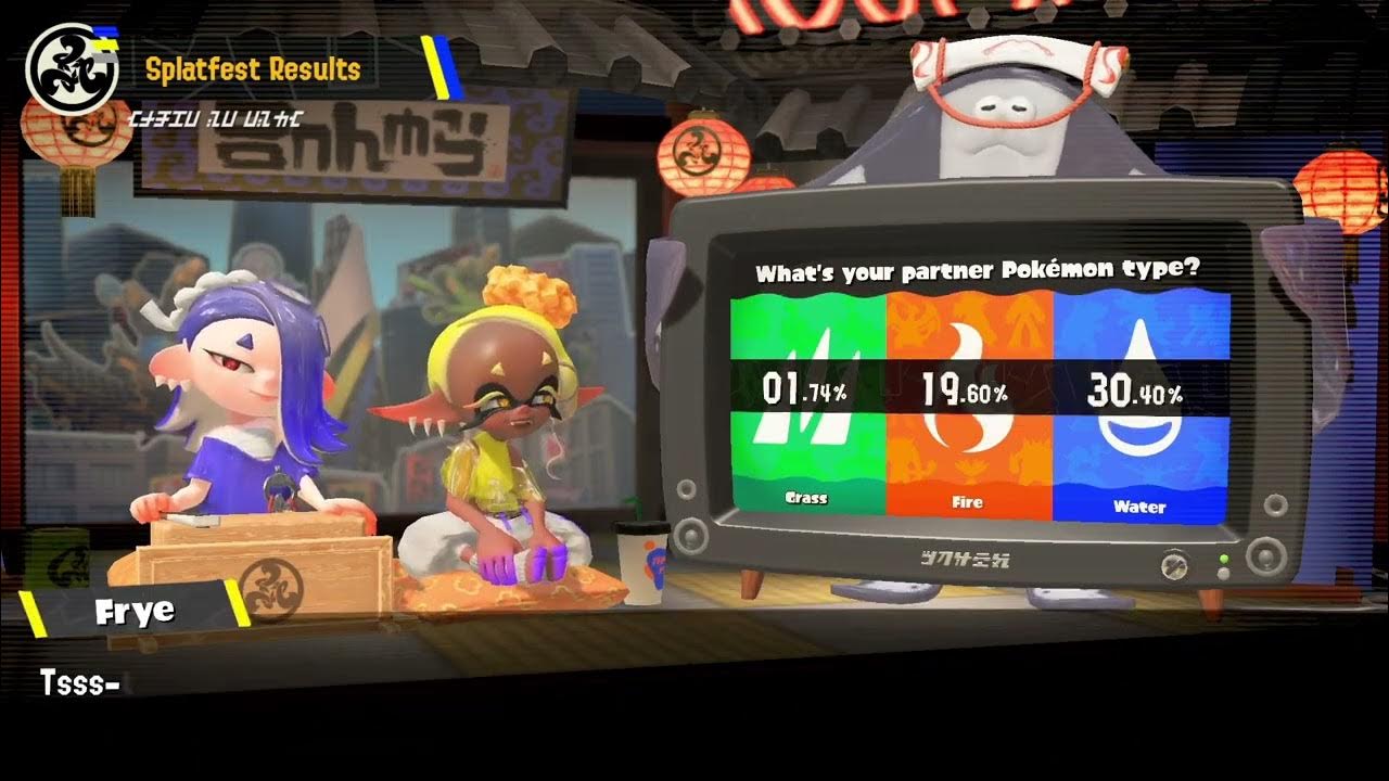Splatoon 3: Grass vs Fire vs Water: Splatfest Results - YouTube
