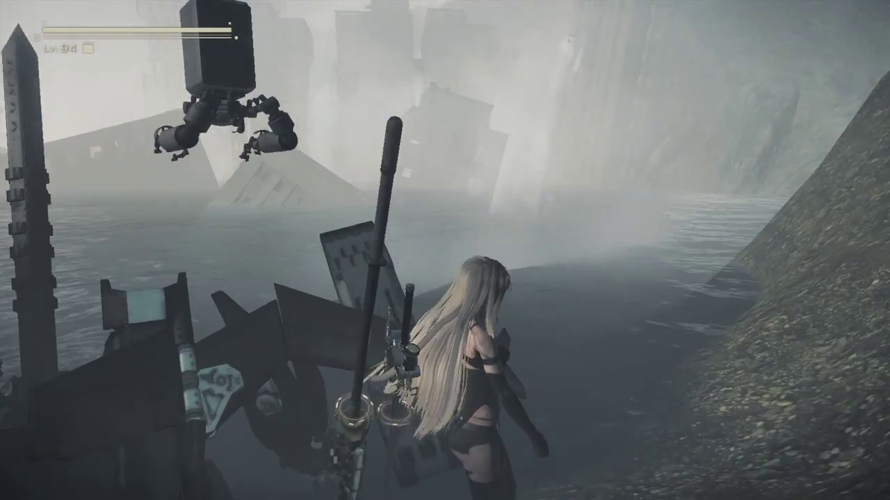 NieR: Automata - A2 finds 2B's flight unit - YouTube