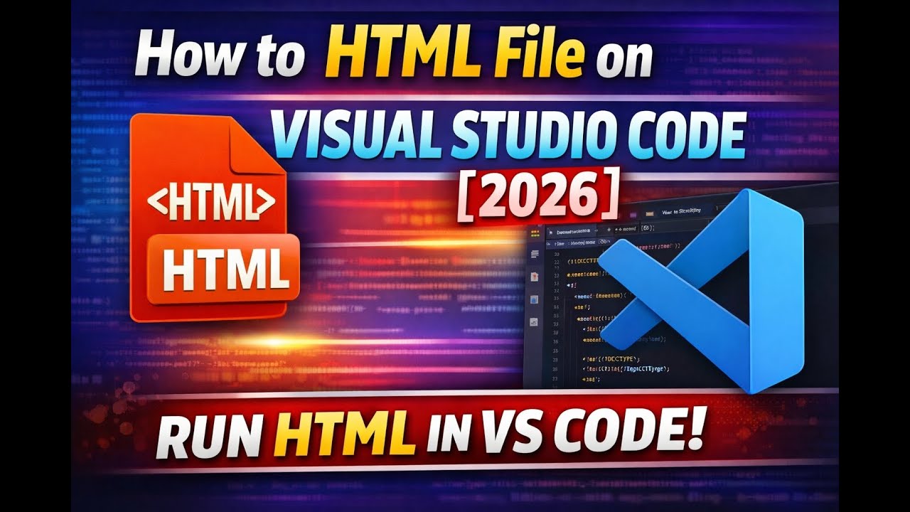 How to Run HTML File on Visual Studio Code (2026) | Bangla Tutorial ...