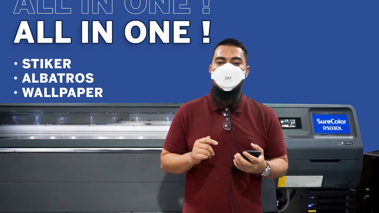 PRAKTIS!! BISA CETAK KE BANYAK BAHAN!! - REVIEW EPSON SC-R5030L - YouTube