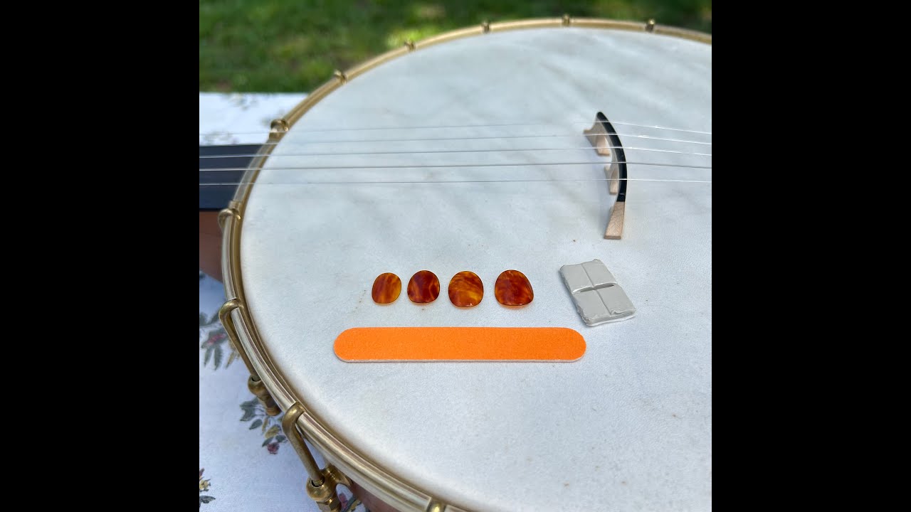 How to Apply Your Banjo Nails (Clawhammer Banjo) - YouTube