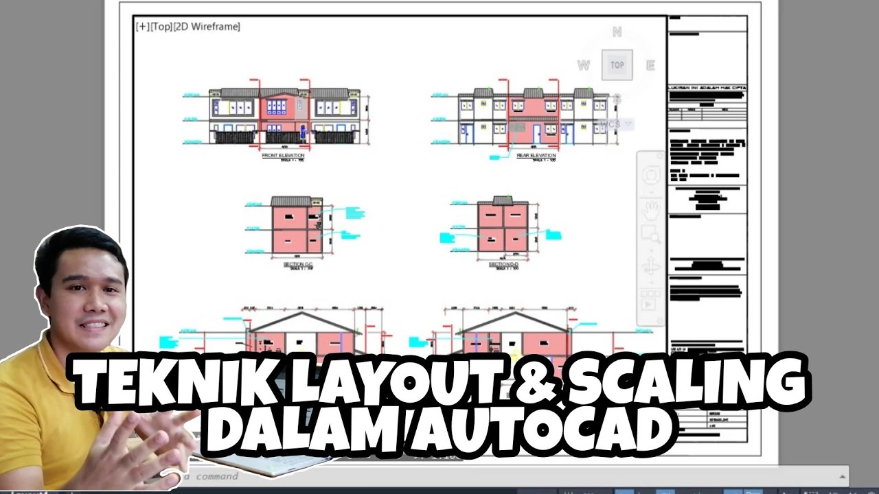 Teknik Layout Scaling Dalam AutoCAD YouTube Teknik Layout Scaling Dalam AutoCAD YouTube