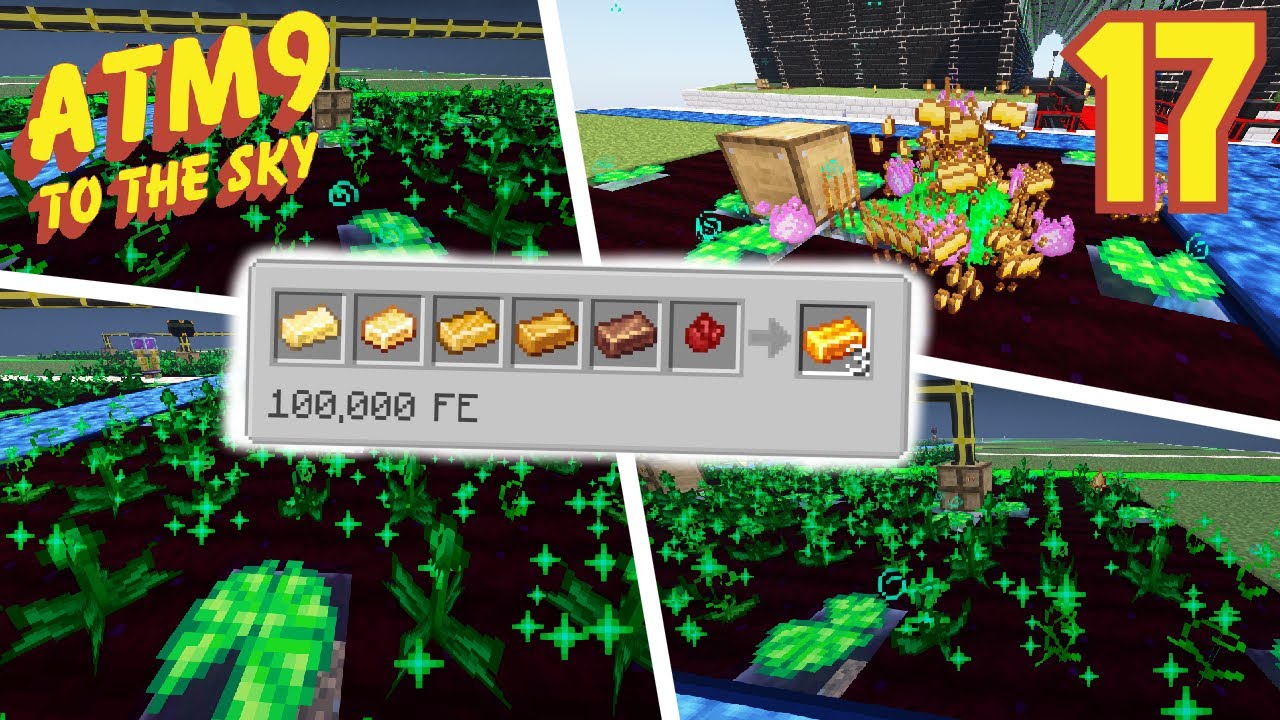 Automating To Get To All The Modium - Ep17 - ATM9 To The Sky (Minecraft ...