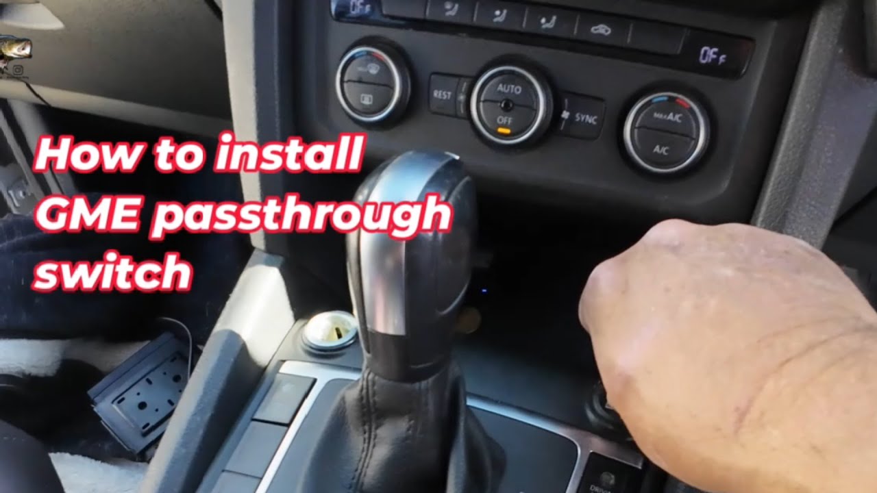 How to install a GME universal pass-through - YouTube