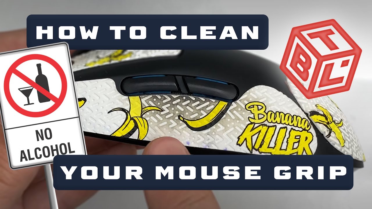 How to Clean your Gaming Mouse Grip ? - YouTube