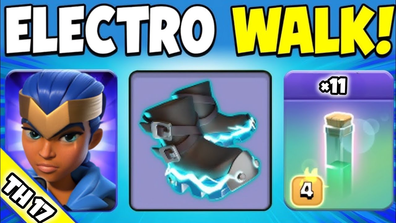 How to Use ELECTRO BOOTS in COC? (Clash of Clans) - YouTube