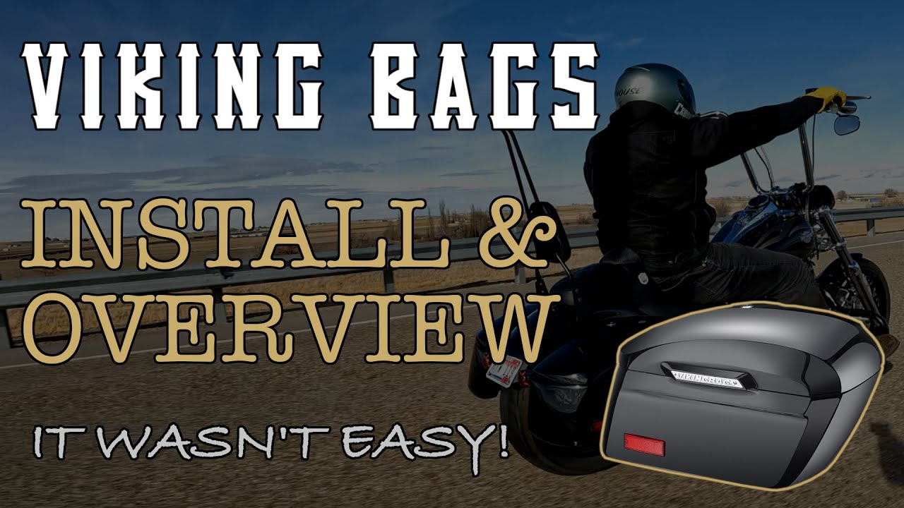 WE INSTALLED VIKING BAGS & HAD SOME ISSUES - Dyna Wide Glide | Install ...