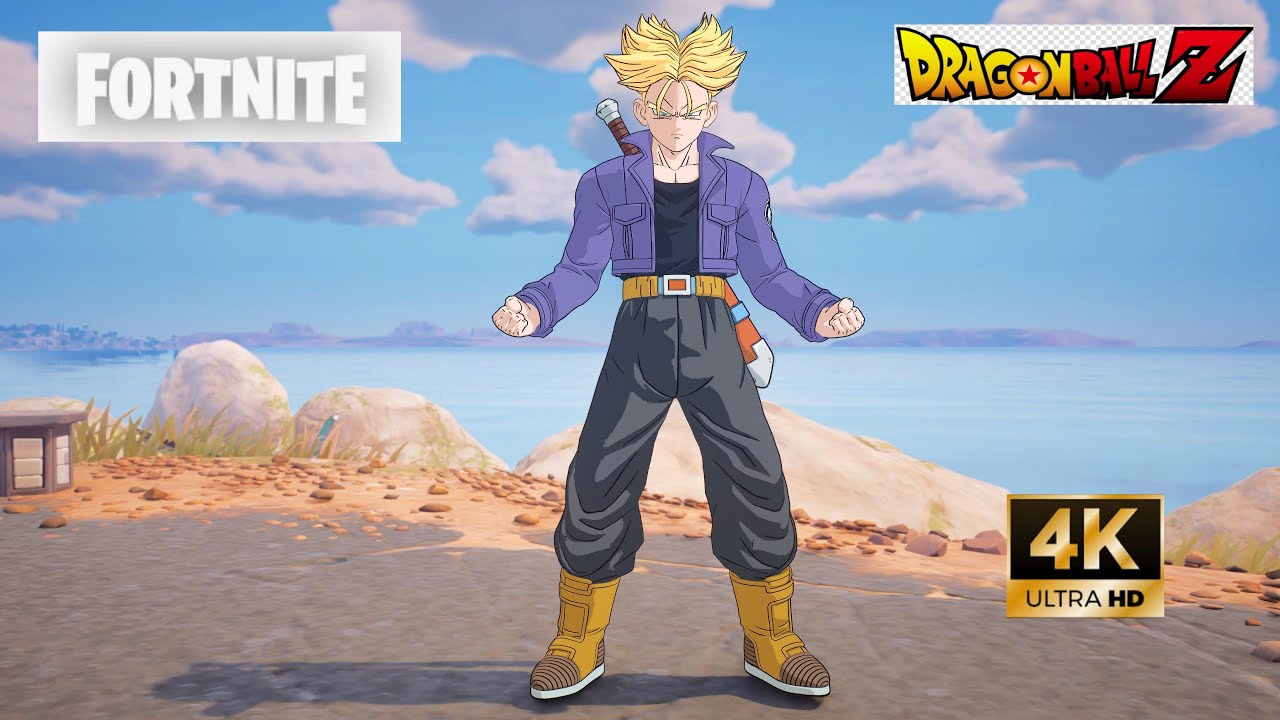 Future Trunks Skin Gameplay - Fortnite (4K 60fps) - YouTube