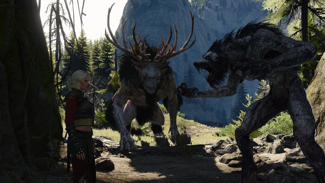 Ciri thinks it's a fiend - Witcher 3 - YouTube
